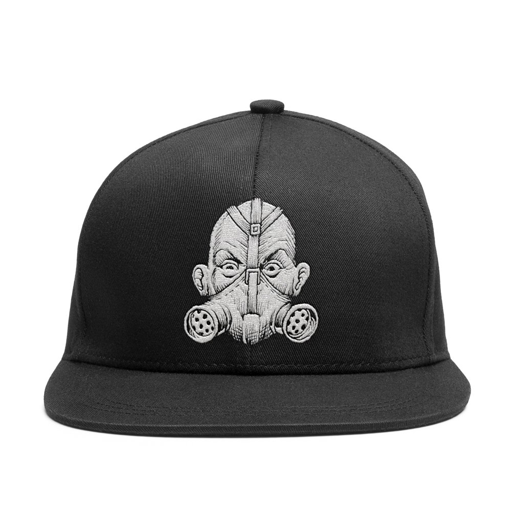 Gas Mask Snap Back Hat